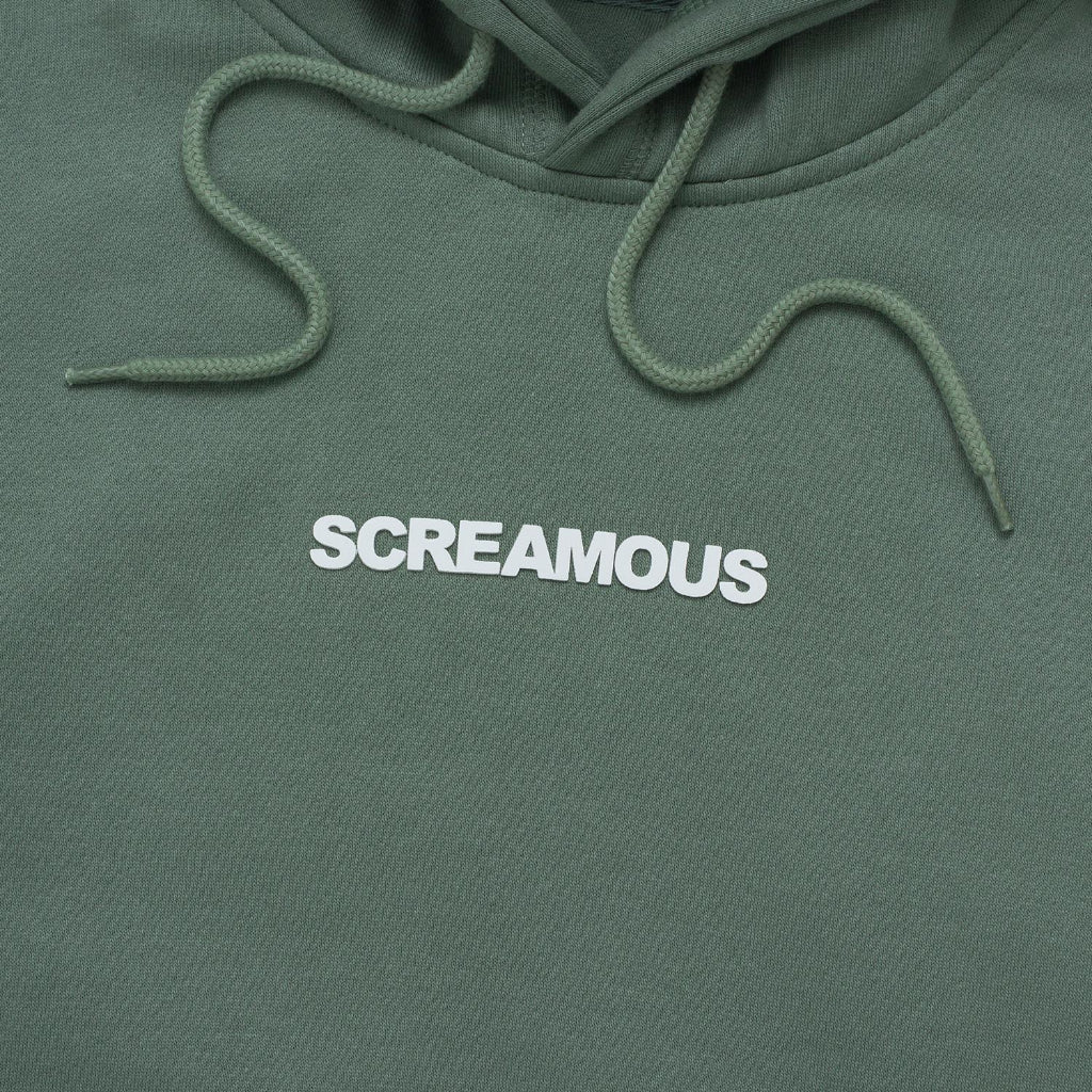 Hoodie LEGEND TINY WHITE SAGE GREEN – Screamous / Daily Wear