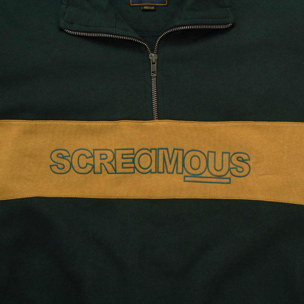 Sweater Halfzip FRANKLIN FOREST GREEN – Screamous / Daily Wear