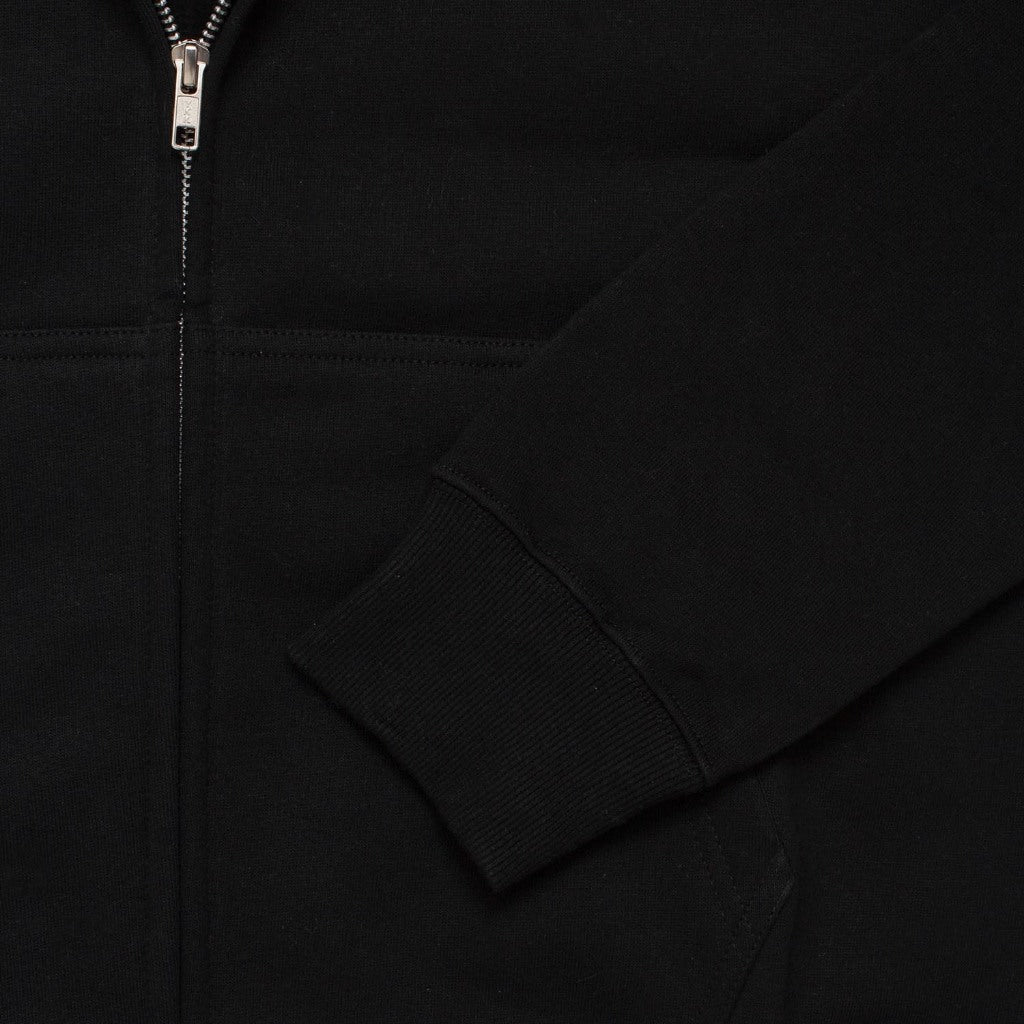 Pullover Zipper Hoodie BOXY FIT FURE BLACK – Screamous / Daily Wear